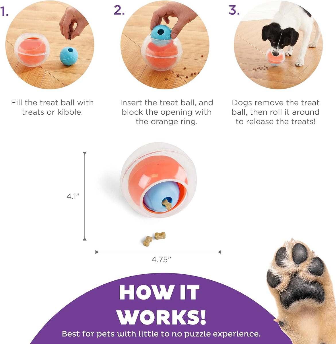 Nina Ottosson Dog Rumble Puzzle - Topsy Treat Toy – McMac Pet SA