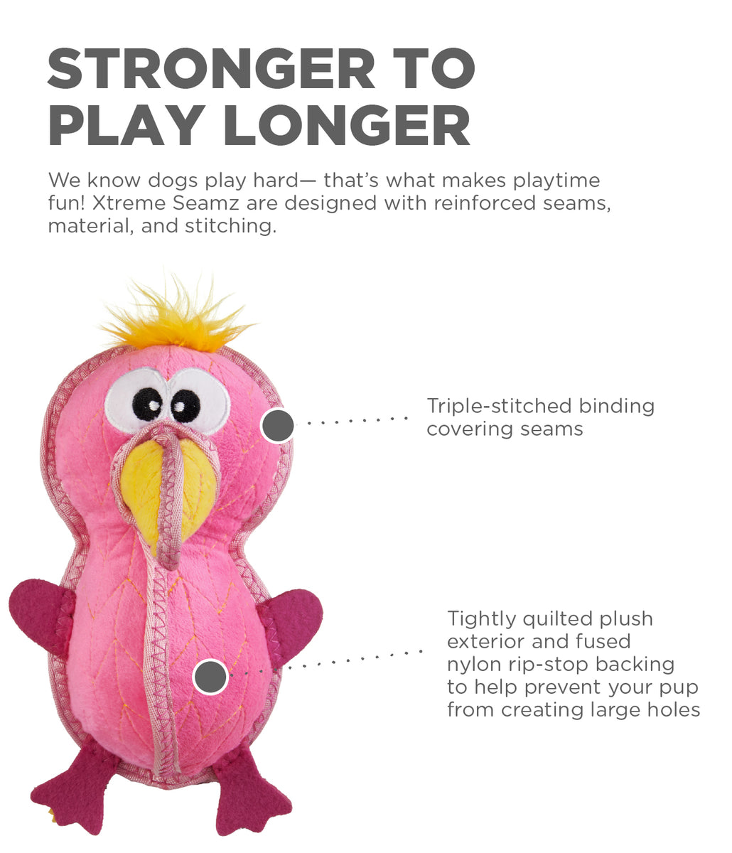 Outward Hound Xtreme Seamz Flamingo – McMac Pet SA