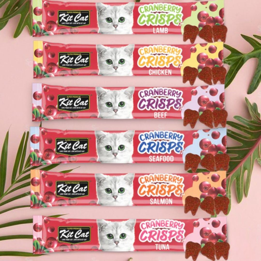 Kit Cat Cranberry Crisps (20g) – McMac Pet SA