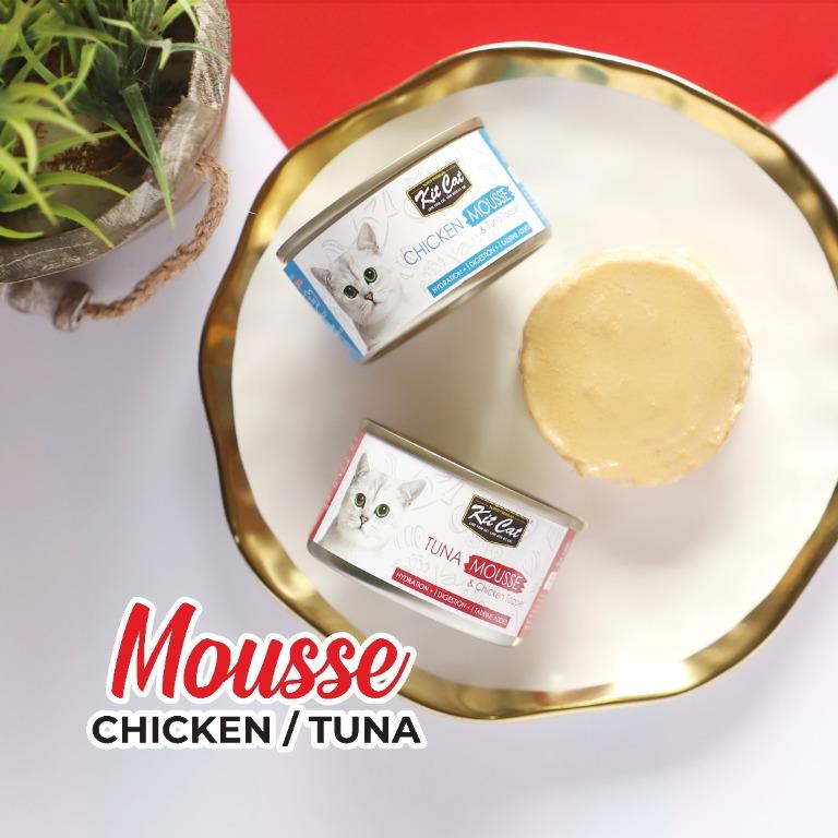 Kit Cat Tuna Mousse With Chicken Topper 80g – McMac Pet SA